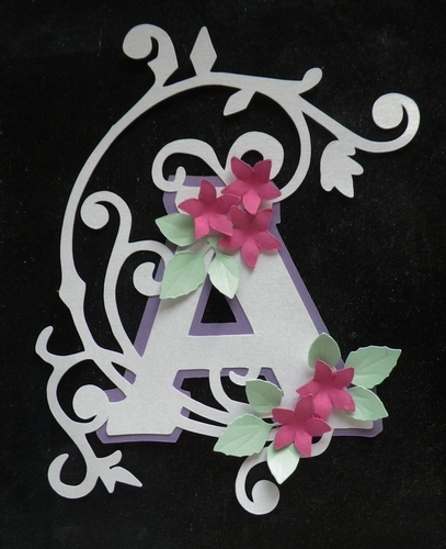 Embellished letter A - CUP1211717_1577 | Craftsuprint