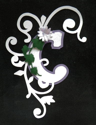Embellished letter C - CUP1211722_1577 | Craftsuprint