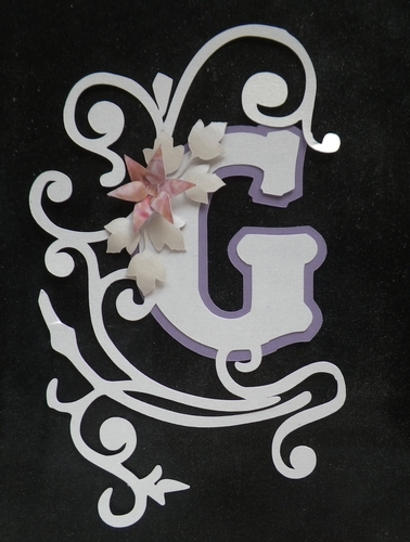 Embellished letter G - CUP1211730_1577 | Craftsuprint