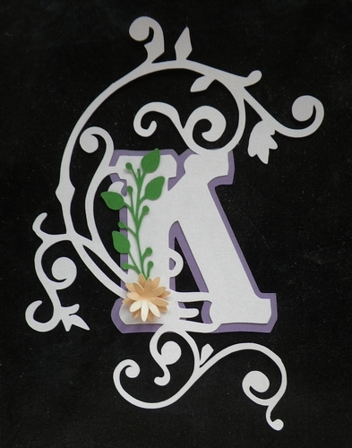 Embellished letter K - CUP1211738_1577 | Craftsuprint