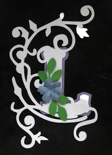 Embellished letter L - CUP1211740_1577 | Craftsuprint