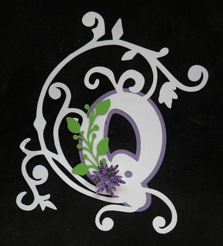 Embellished letter Q - CUP1211750_1577 | Craftsuprint