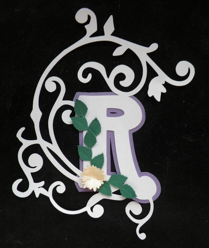 Embellished letter R - CUP1211752_1577 | Craftsuprint