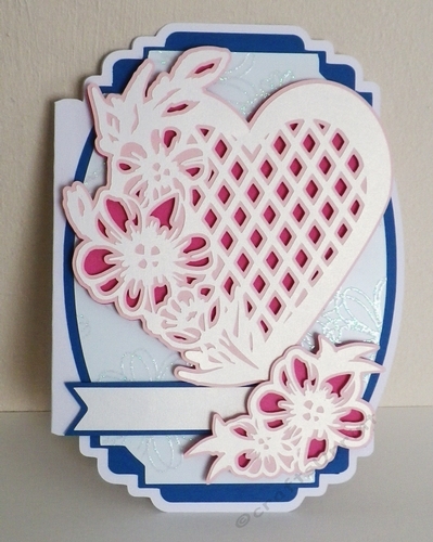 Floral heart card - CUP1275950_1577 | Craftsuprint