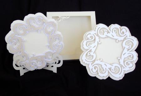 Fancy picture frame, card, box and stand 1 - CUP706643_1577 | Craftsuprint