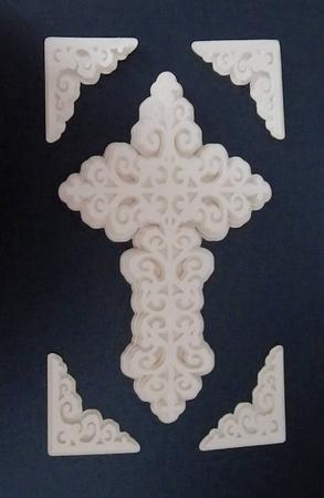 Fancy Cross And Corners topper - CUP708729_1577 | Craftsuprint