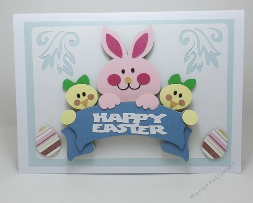 Easter bunny topper - CUP774759_1577 | Craftsuprint