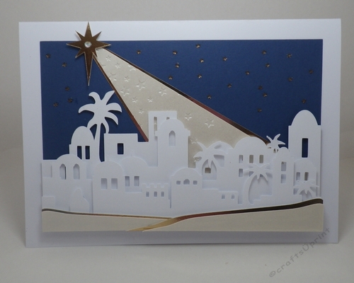 Bethlehem scene topper - CUP840808_1577 | Craftsuprint