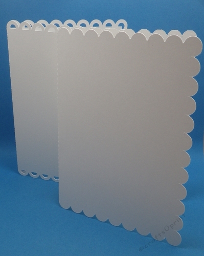 Rectagonal scalloped edge cards - CUP907276_1577 | Craftsuprint