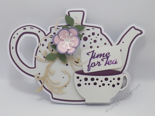 Teapot card 2 - CUP945038_1577 | Craftsuprint