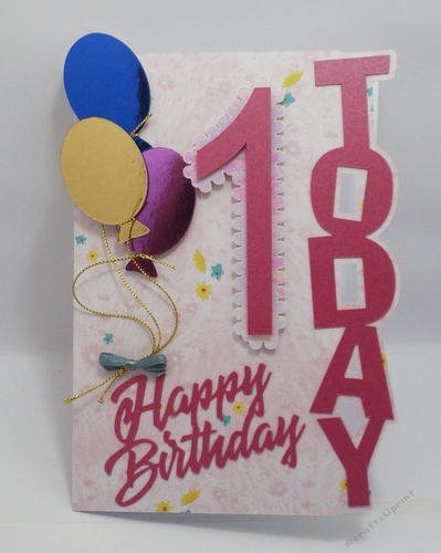 Over the edge TODAY birthday card with numbers - CUP969462_1577 ...
