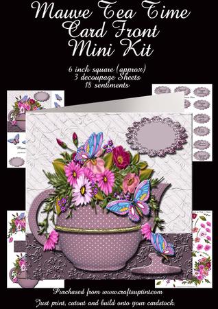 Mauve Tea Time - CUP565457_2120 | Craftsuprint