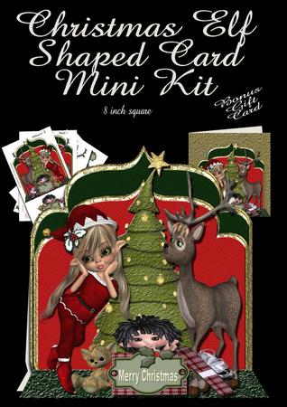 Christmas Elf Shaped Card Plus Gift Card - CUP573549_2120 | Craftsuprint