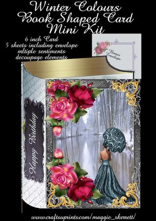 Winter Tones Book Shaped Card Mini Kit with Envelope - CUP670015_2120 ...