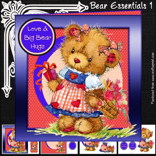 Bear Essentials 1 - CUP775012_67282 | Craftsuprint