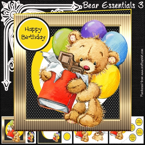 Bear Essentials 3 - CUP775014_67282 | Craftsuprint