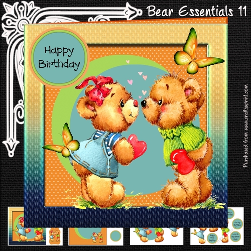 Bear Essentials 11 - CUP776228_67282 | Craftsuprint