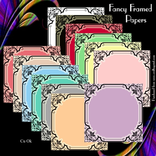 Fancy Framed Papers - CUP856452_67282 | Craftsuprint