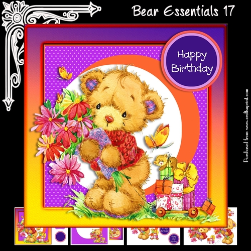 Bear Essentials 17 - CUP858085_67282 | Craftsuprint