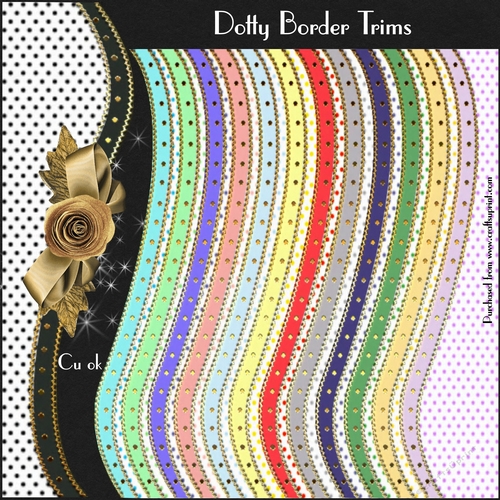 Dotty Border Trims - CUP870894_67282 | Craftsuprint
