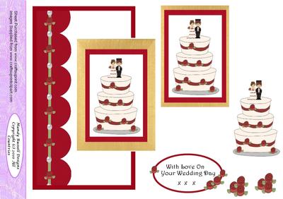 Wedding Card Front Quick Card Front Design Sheet - CUP169987_593 ...