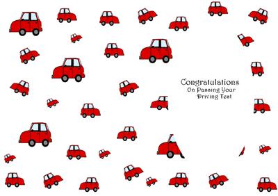 Congratulations on Passing Your Driving Test Insert - CUP56095_593 ...