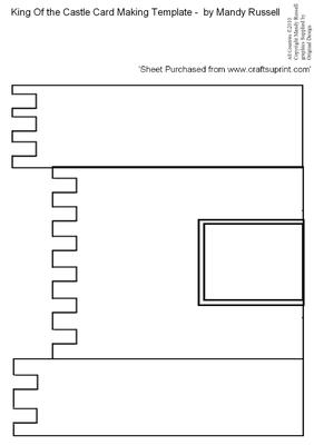 King of the Castle Gatefold Card Making Template - CUP64973_593 ...