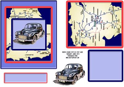 Morris Minor Step by Step Card - CUP206195_601 | Craftsuprint