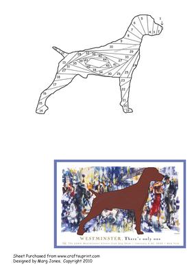 German Short-haired Pointer Iris Folding Pattern - CUP51991_601 ...