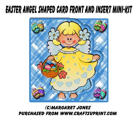 Easter Angel Shaped Card Mini Kit - CUP522758_601 | Craftsuprint
