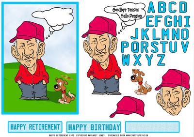 Happy Retirement Card Male - CUP610373_601 | Craftsuprint