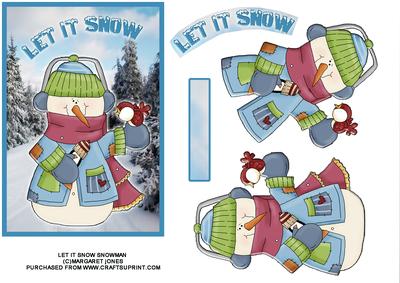 Winter Snowman - Let It Snow - CUP661907_601 | Craftsuprint