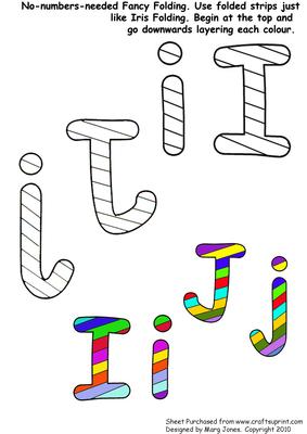 Fancy Folding I & J - CUP68150_601 | Craftsuprint