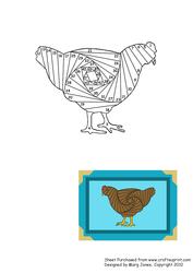 Owl Iris Folding Pattern - CUP57772_601 | Craftsuprint