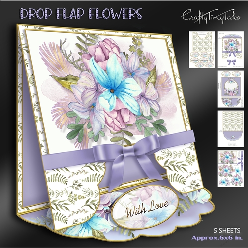 Drop Flap Flowers Mini Kit - CUP1140659_1784 | Craftsuprint