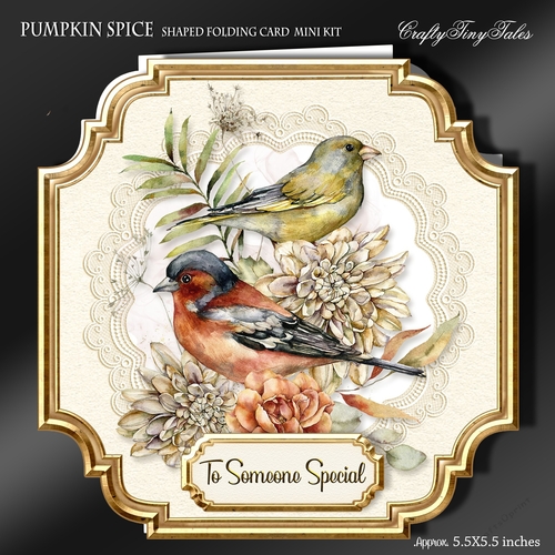 Pumpkin Spice Shaped Full card-1 - CUP1176803_1784 | Craftsuprint