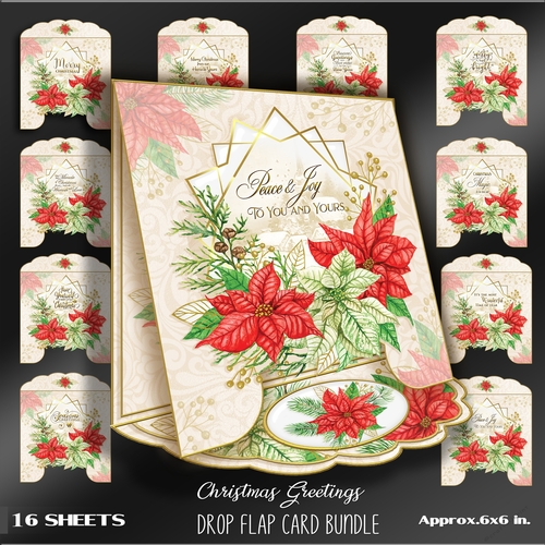 Christmas Greetings DROP FOLD BUNDLE - CUP1177578_1784 | Craftsuprint