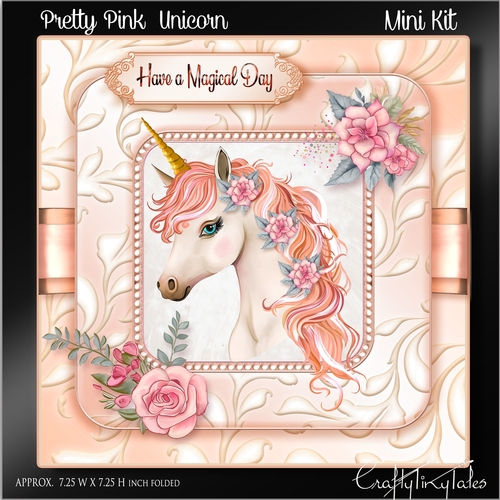 Pretty Pink Unicorn Mini Kit-2 - CUP1202158_1784 | Craftsuprint
