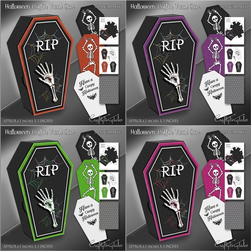Halloween Coffin Treat Box Bumper - CUP1246327_1784 | Craftsuprint