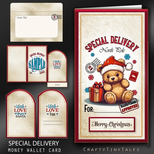 Special Delivery Money Card Kit-10 - CUP1265685_1784 | Craftsuprint