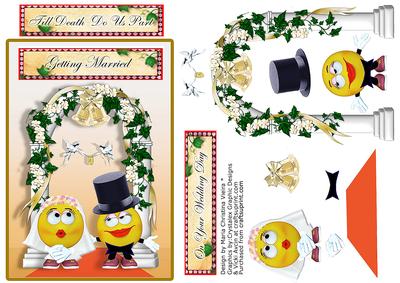 Wedding Smileys - CUP343532_1784 | Craftsuprint