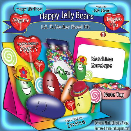 Happy Jelly Beans - CUP460651_1784 | Craftsuprint
