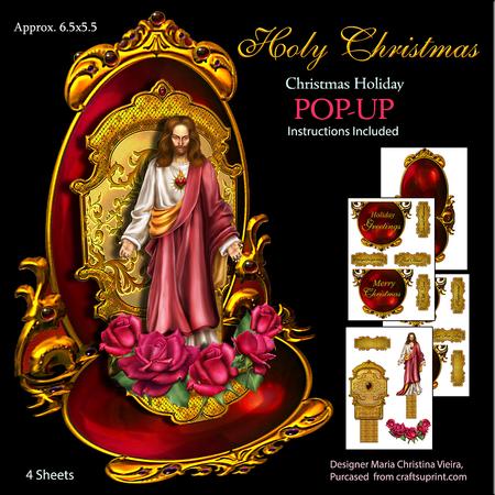 Holy Christmas Jesus Pop-up - CUP567922_1784 | Craftsuprint