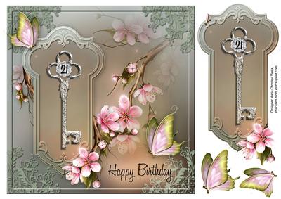 Twenty First Birthday - CUP621610_1784 | Craftsuprint