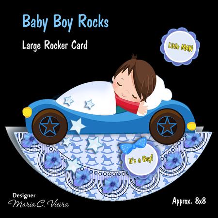 Baby Boy Rocks - CUP639899_1784 | Craftsuprint