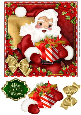 A Gift from Santa Card Front - CUP640755_1784 | Craftsuprint