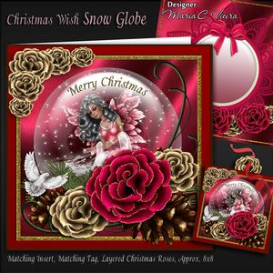 Christmas Wish Snow Globe - CUP656429_1784 | Craftsuprint