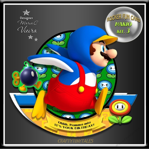 Rocker Fun Card Mario Kit 3 - CUP780620_1784 | Craftsuprint