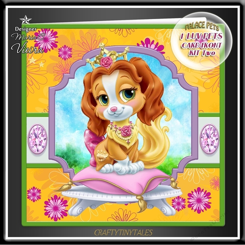 I LUV Pets Throw Cushion Kit 2 - CUP783199_1784 | Craftsuprint