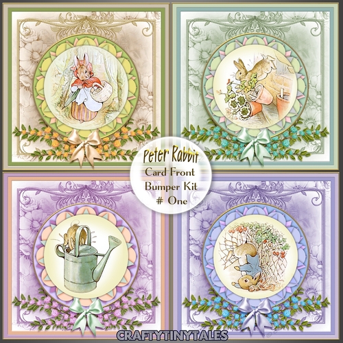 Peter Rabbit Card Front Bumper Kit 1 - CUP787546_1784 | Craftsuprint